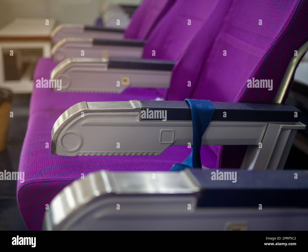 Seats lined up on the plane Stock Photo - Alamy