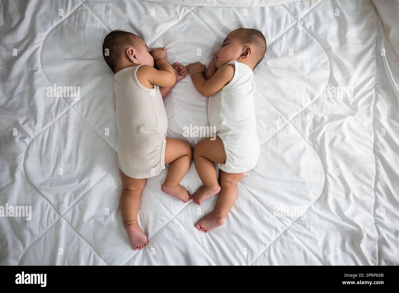 Cute Smiling Twin Babies