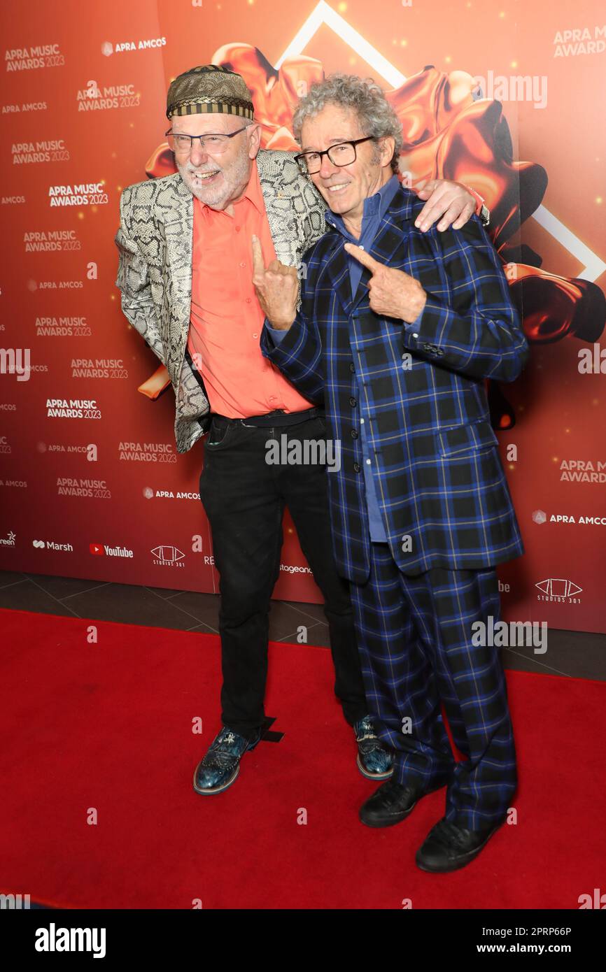 Sydney, Australia. 27th April 2023. Glenn A. Baker and Mark Gable ...