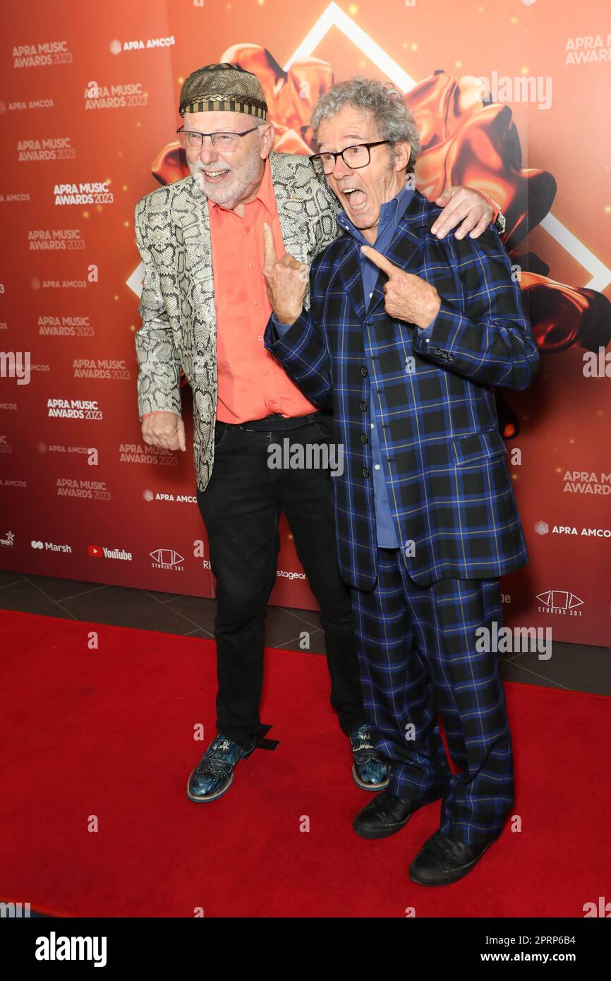 Sydney, Australia. 27th April 2023. Glenn A. Baker and Mark Gable ...