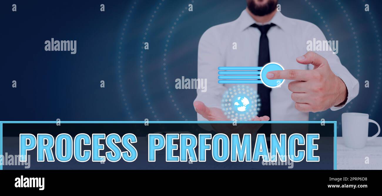 Text showing inspiration Process PerfomanceMeasures Process effectively ...