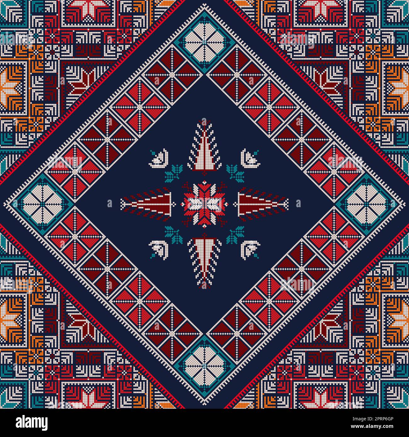 Decorative Palestinian pattern 5 Stock Vector Image & Art - Alamy