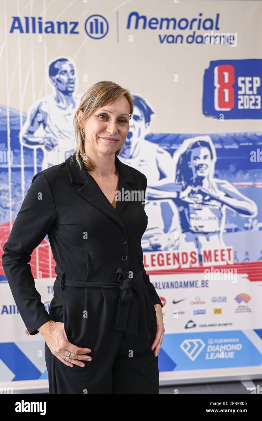 Brussels, Belgium. 27th Apr, 2023. Memorial Van Damme meeting director ...