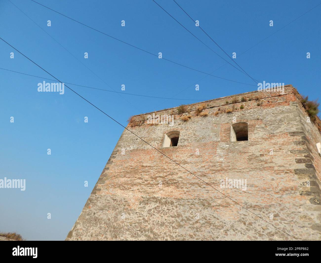 The eleventh century castle on the volcanic mountain, architecture and ...