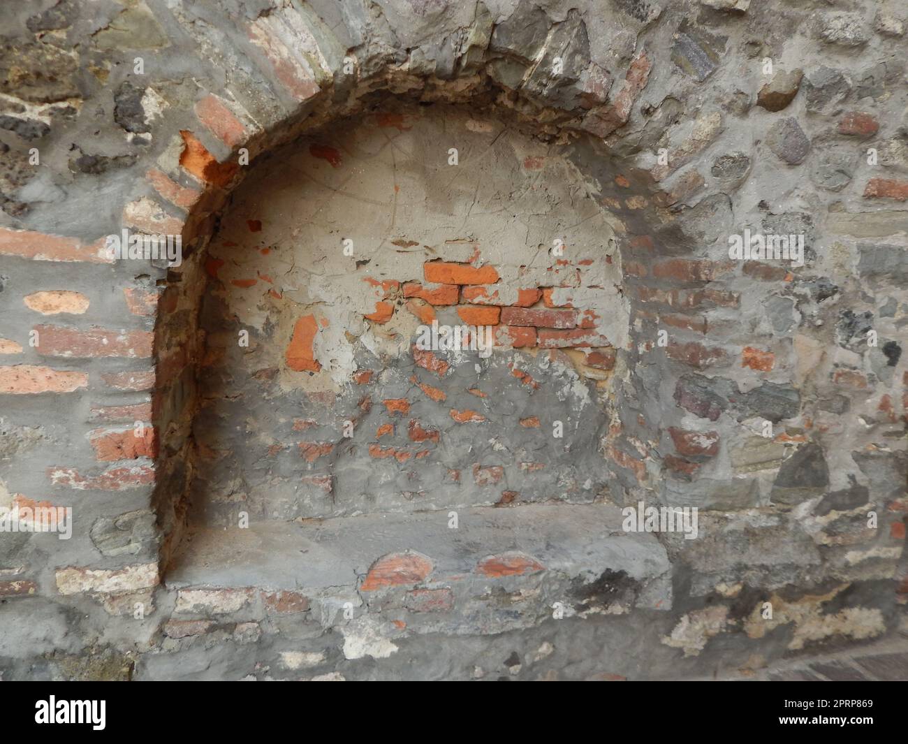 The eleventh century castle on the volcanic mountain, architecture and ...