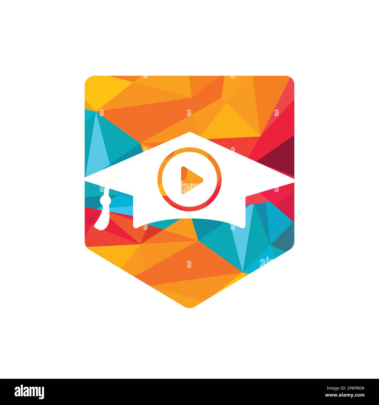 Video learning education vector logo design template. Media education ...