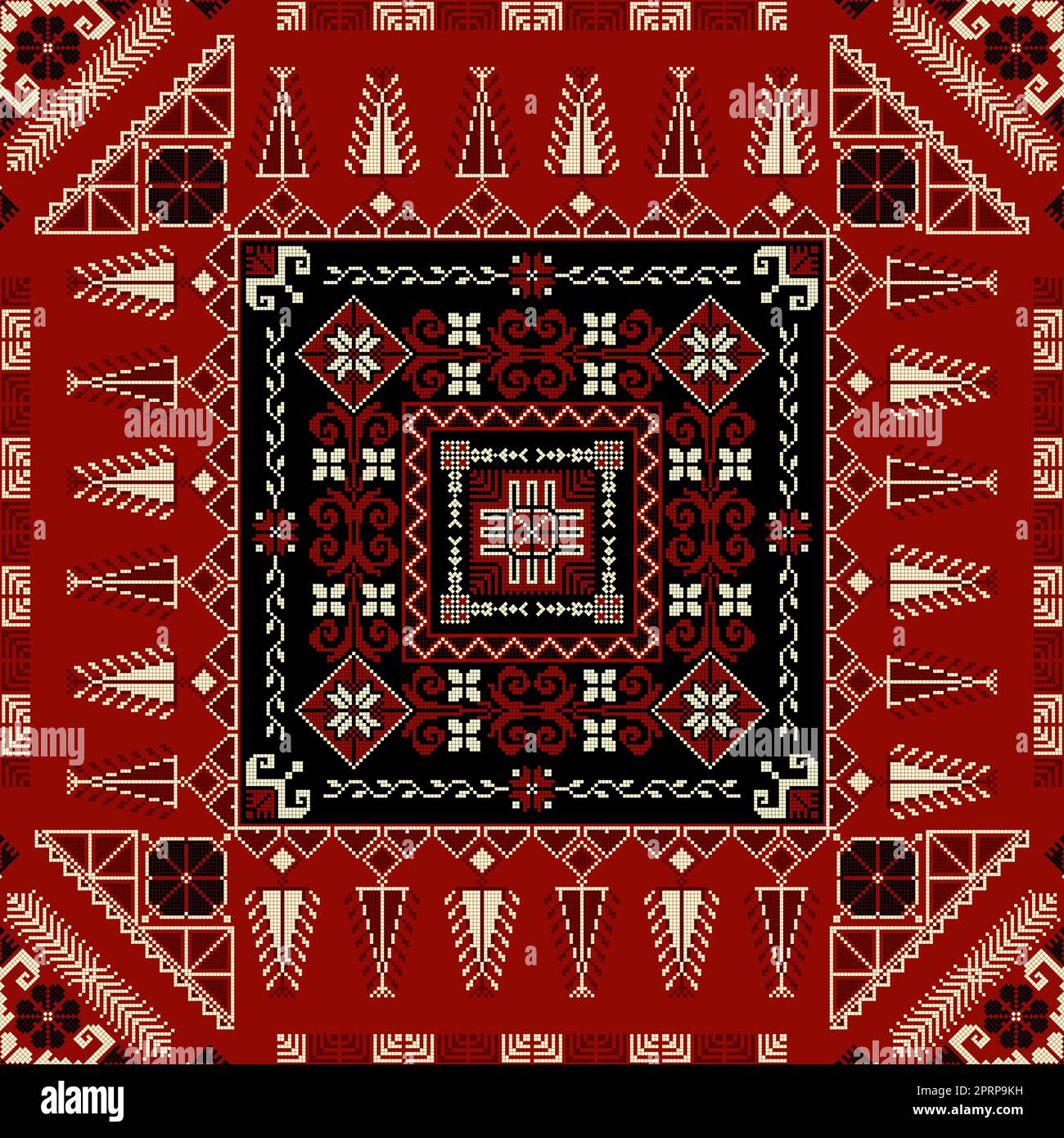 Decorative Palestinian pattern 15 Stock Vector Image & Art - Alamy