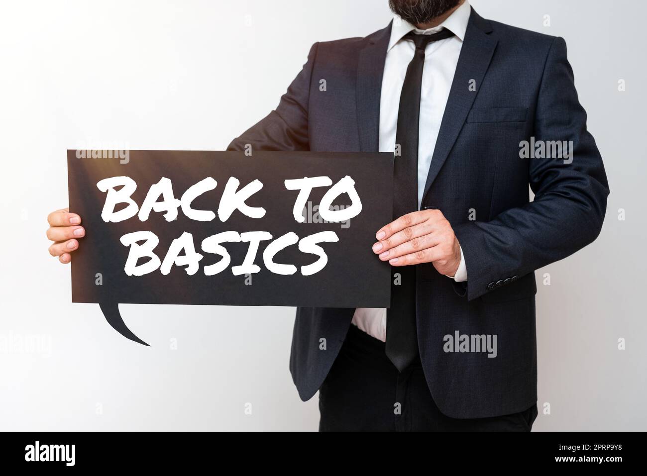 Handwriting text Back To Basics, Business idea Return simple things ...