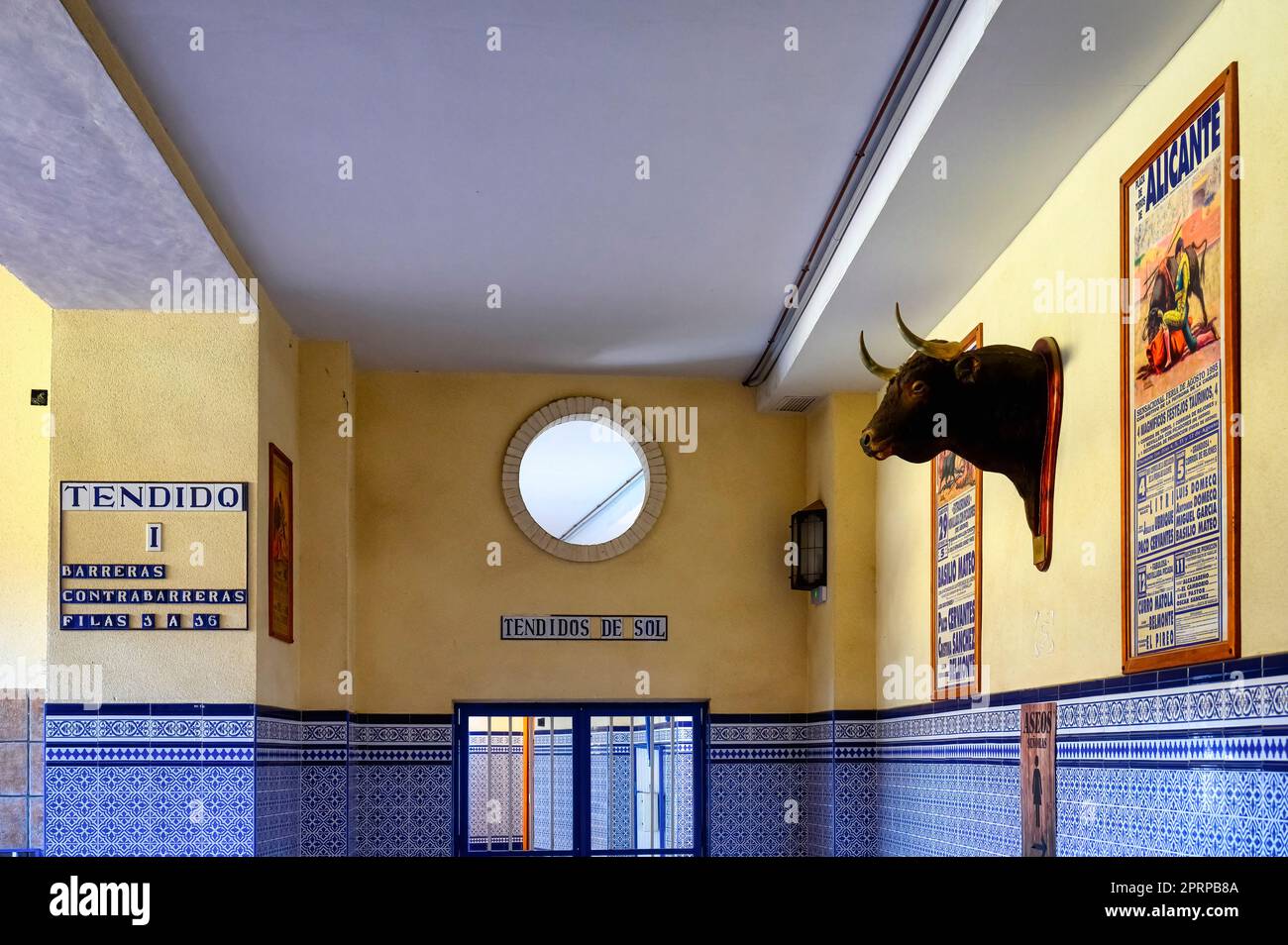 Alicante, Spain, Bullfighting Museum, and surrounding areas Stock Photo ...