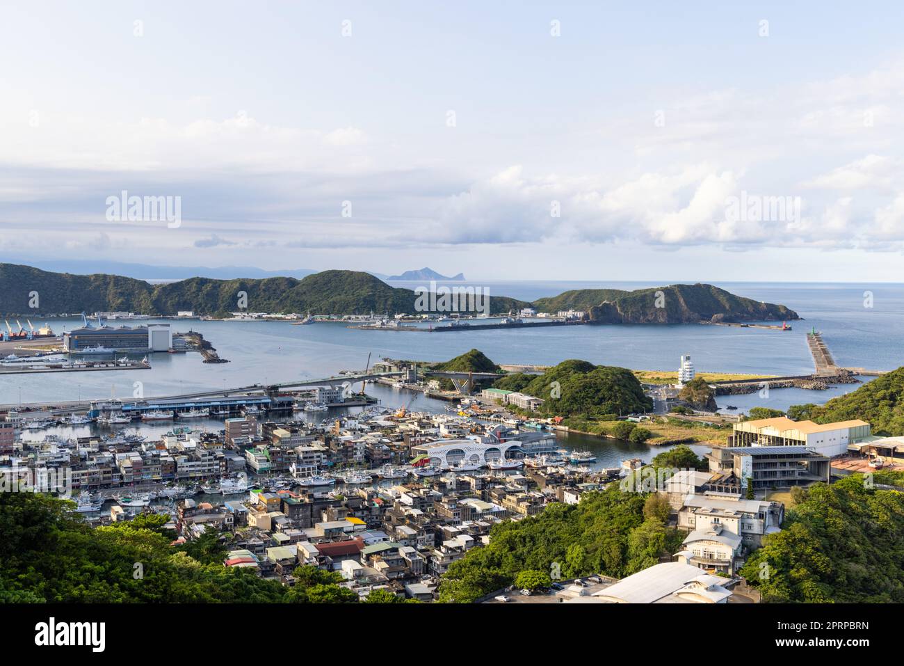 Yilan, Taiwan 12 August 2022: Nanfangao Lookout in Yilan of Taiwan ...