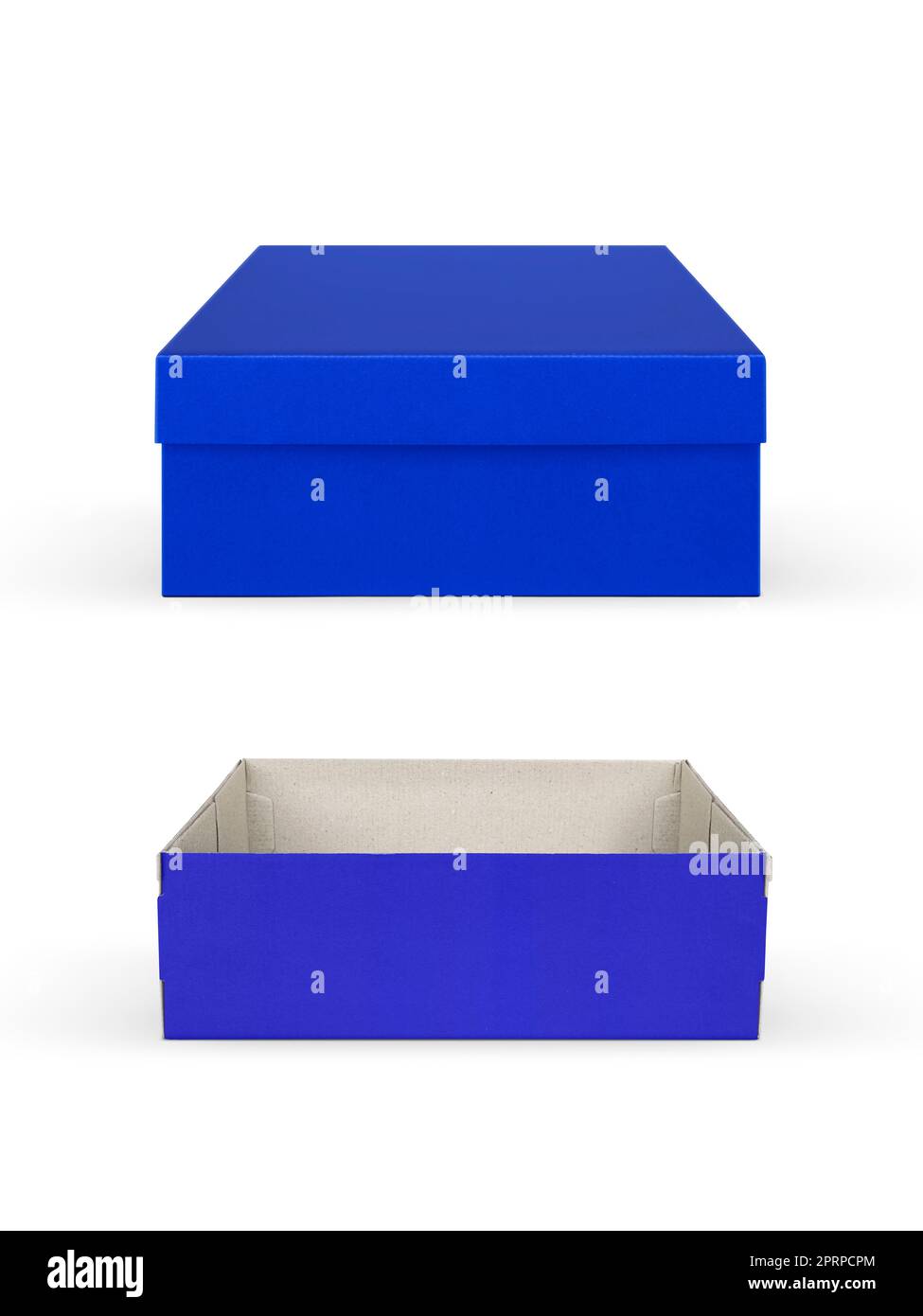 Blank package Box. Isolated on white background Stock Photo - Alamy