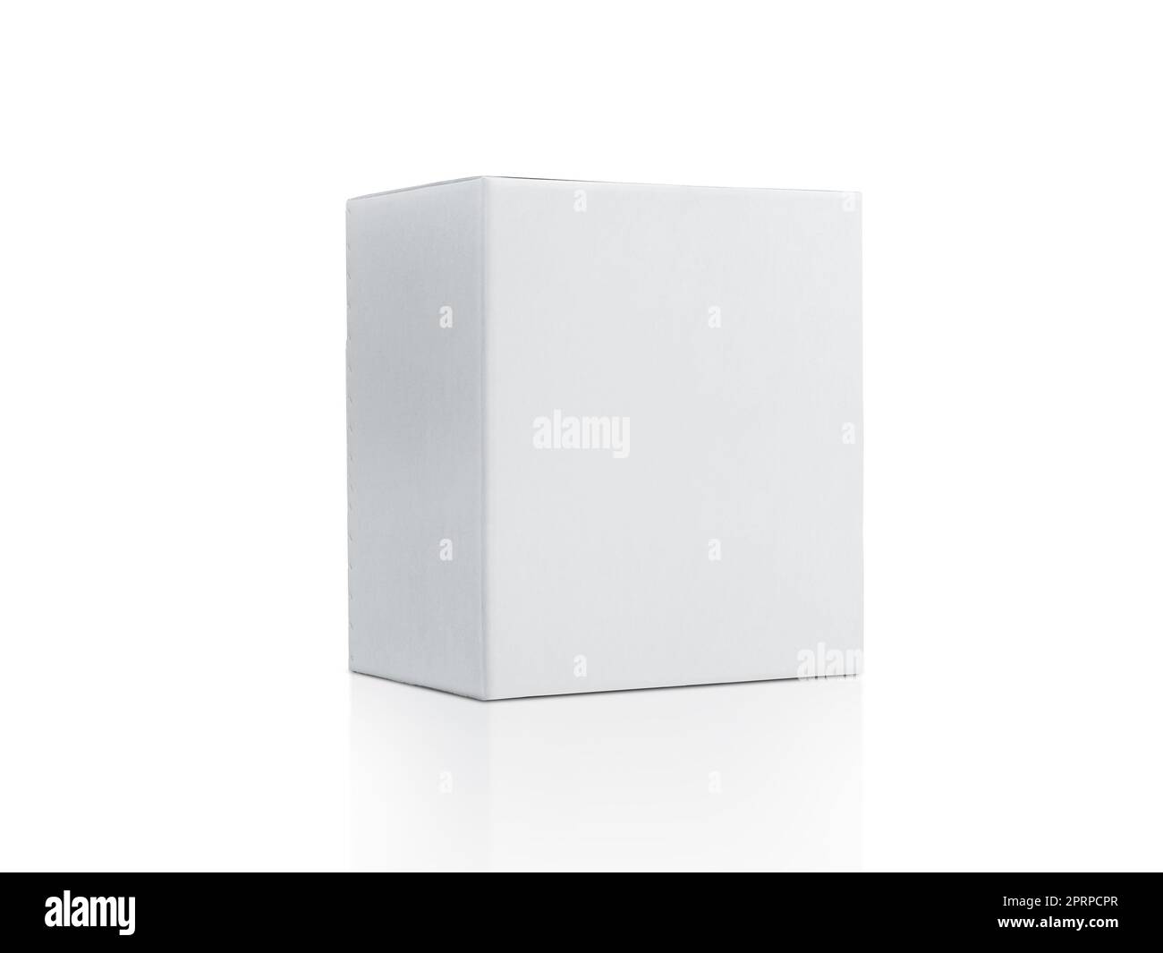 Blank package Box. Isolated on white background Stock Photo - Alamy