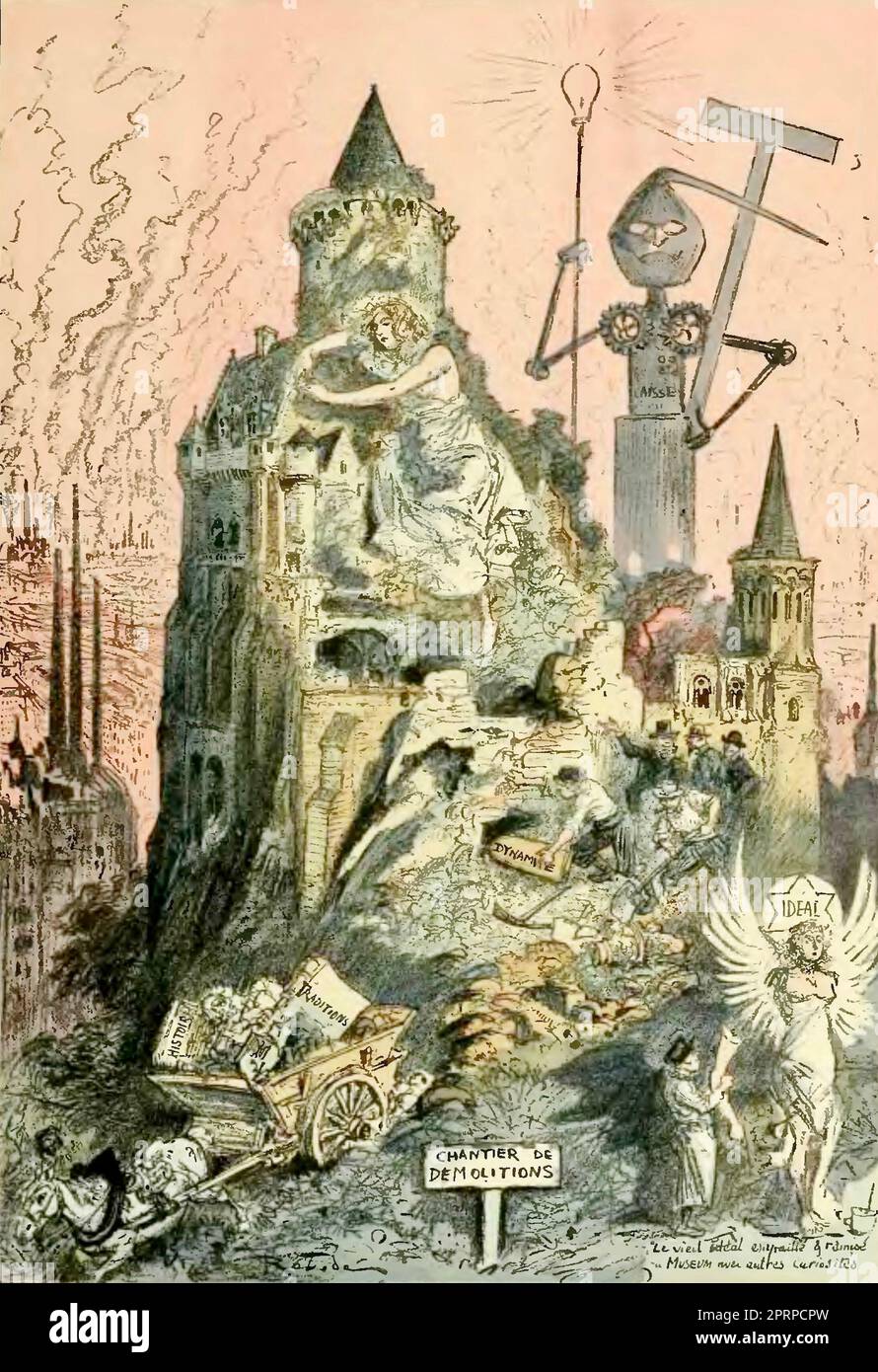 Albert Robida - The Old World's Dishonesty - Le Vingtième Siècle - La ...