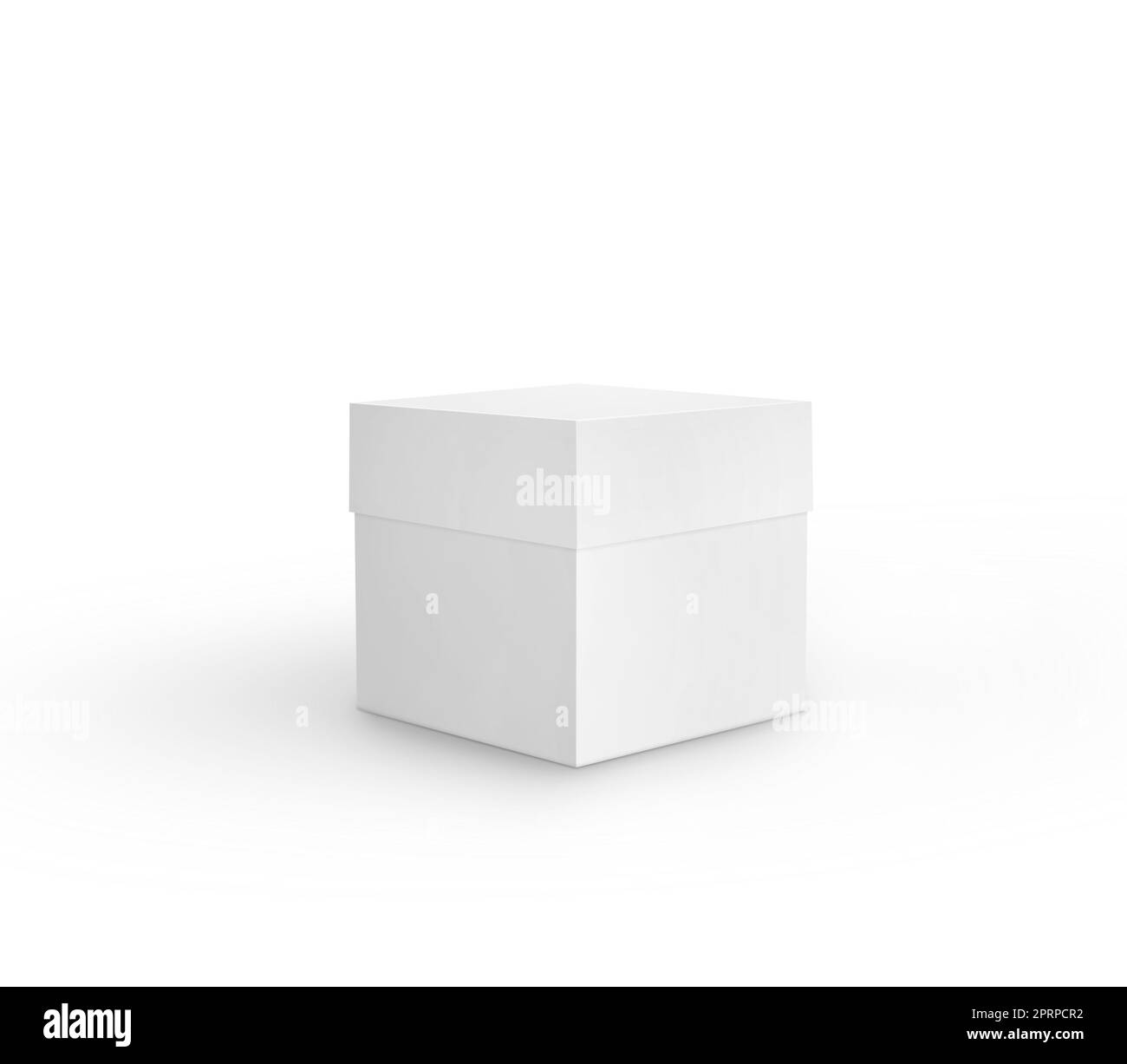 Blank package Box. Isolated on white background Stock Photo - Alamy
