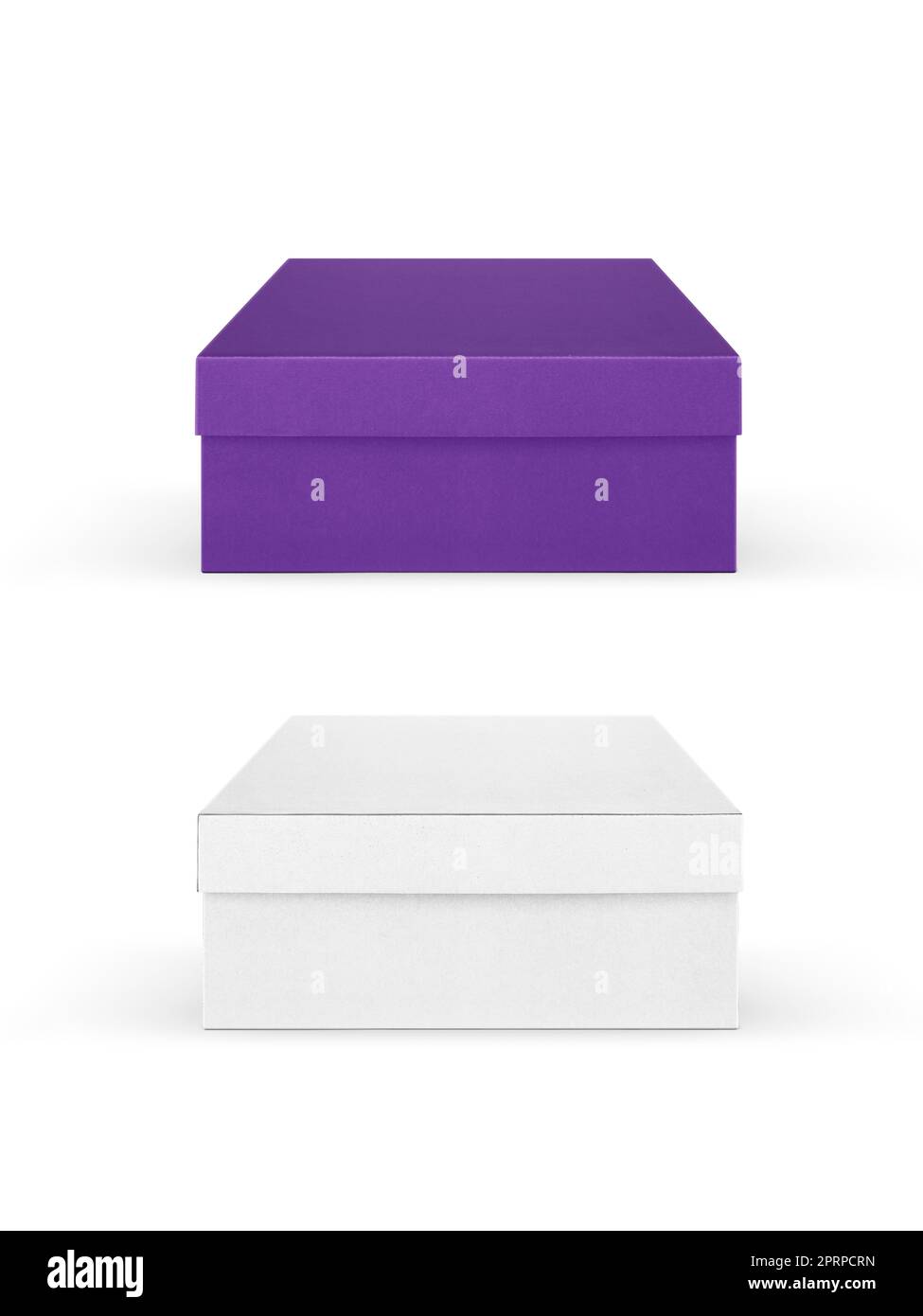 Blank package Box. Isolated on white background Stock Photo - Alamy