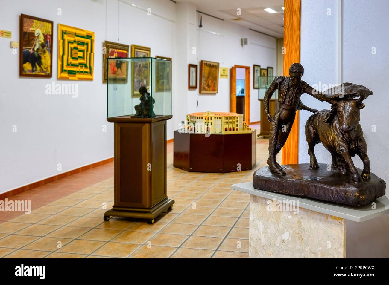Alicante, Spain, Bullfighting Museum, and surrounding areas Stock Photo ...