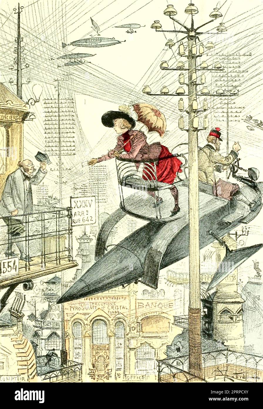 Albert Robida - French Illustartor - Visionary - Le Vingtième siècle ...