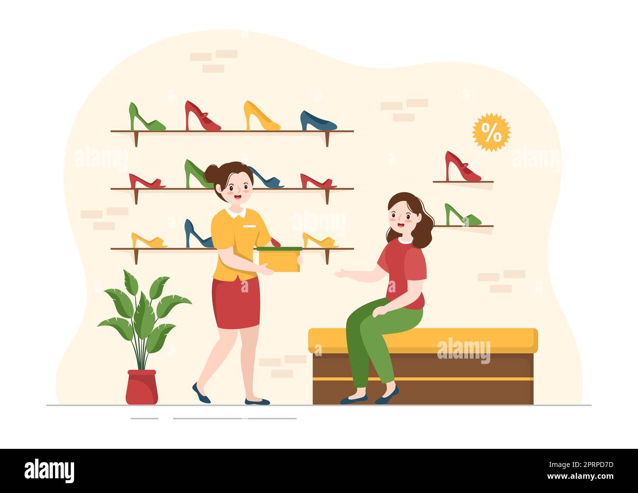 Shoe Store with New Collection Men or Women Various Models or Colors of ...