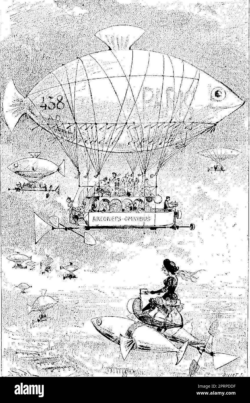 Albert robida illustation hi-res stock photography and images - Alamy