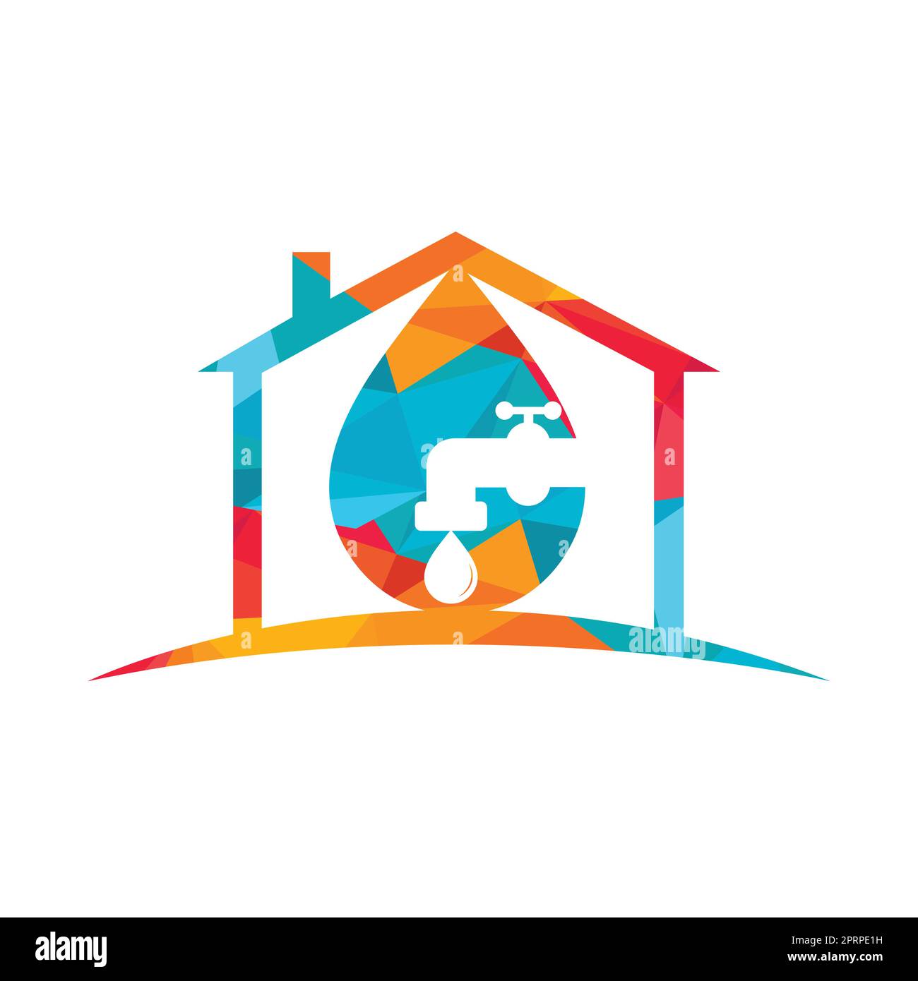 Plumbing vector logo design business template. Illustration of faucet ...