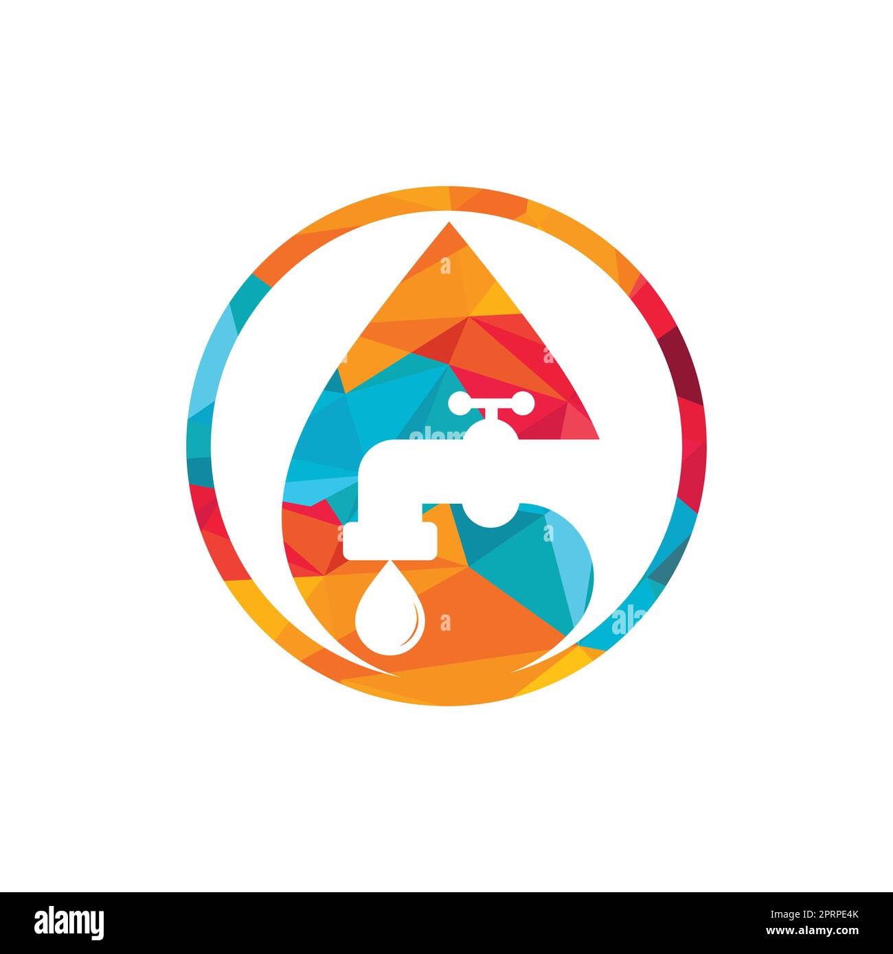 Plumbing vector logo design business template. Illustration of faucet ...