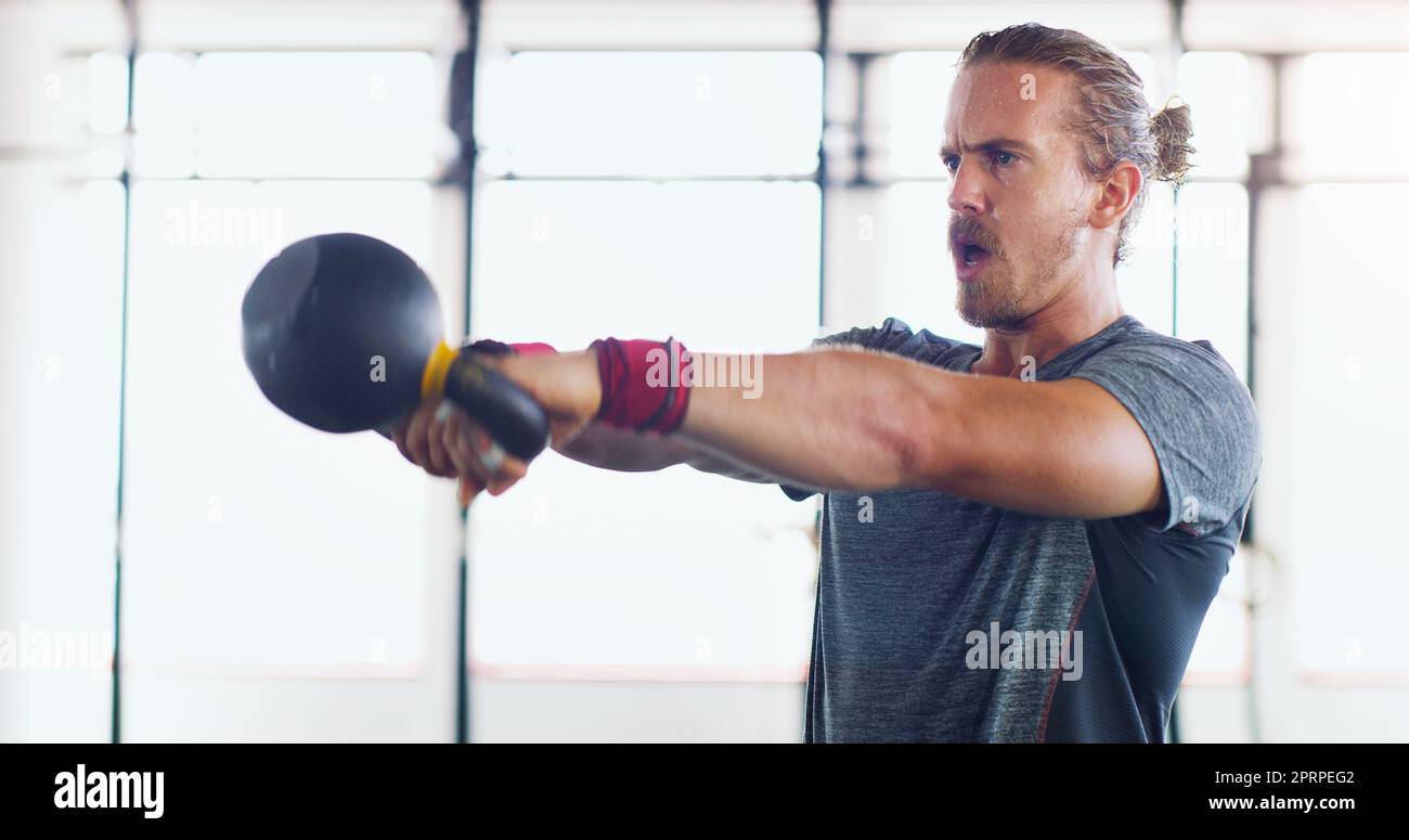 Get into beast mode and become your best. a young person working out in ...