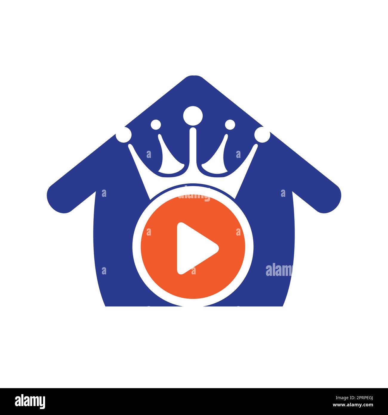 King Video vector logo design template. Royal film logo design vector ...