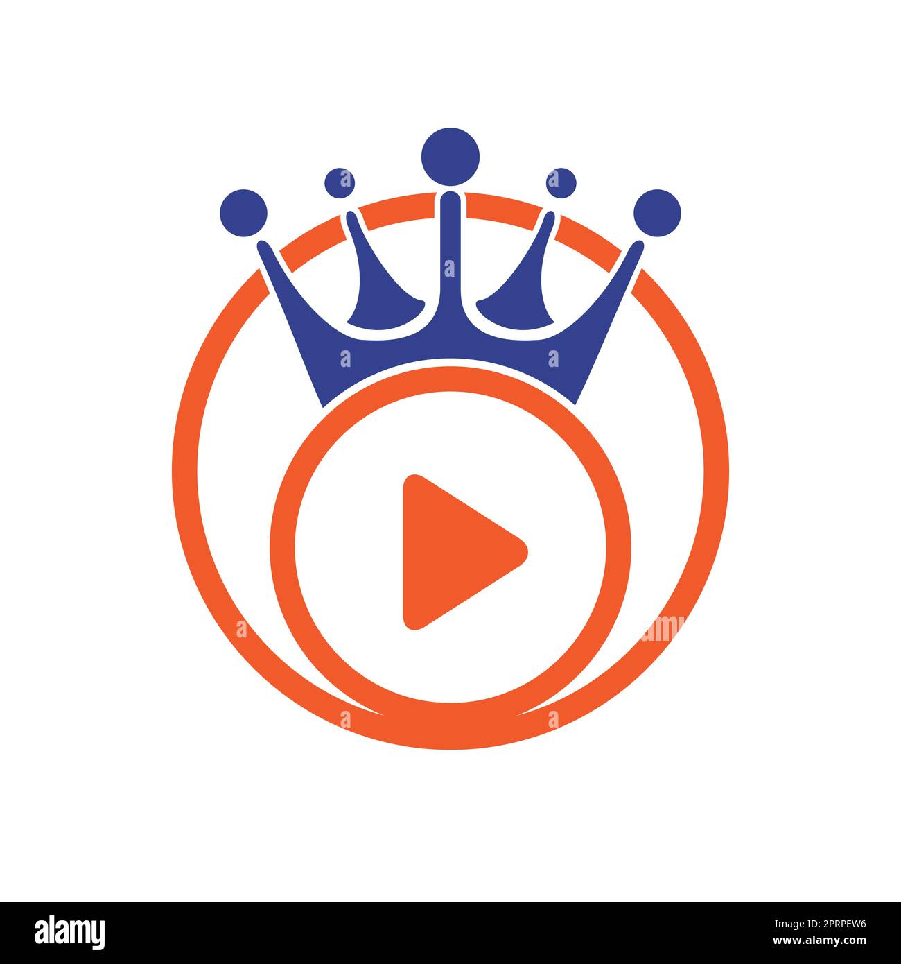 King Video vector logo design template. Royal film logo design vector ...