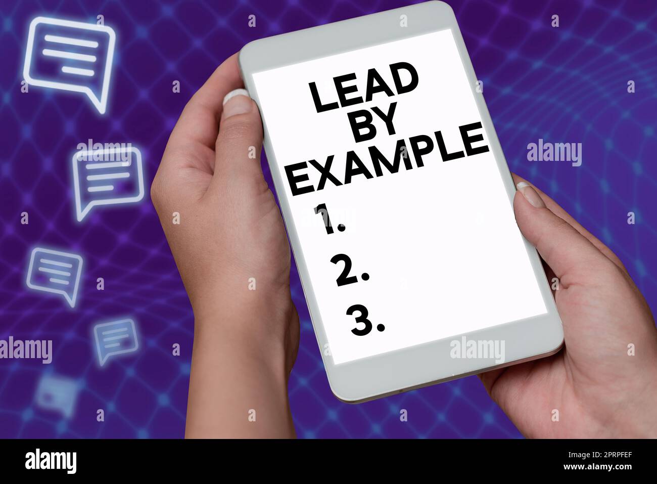 Conceptual display Lead By Example, Word for Be a role model by ...