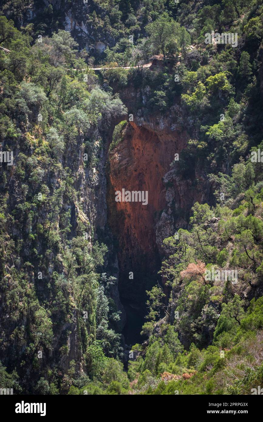 God's Bridge, Akchour, Talassemtane Nature Park, Rif region, morocco ...