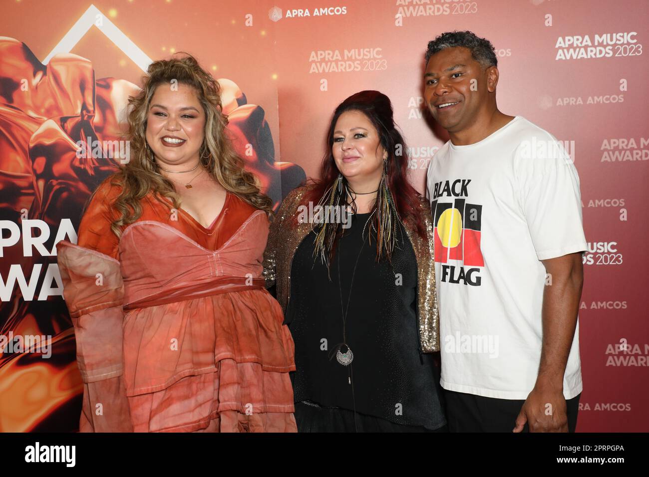 Sydney, Australia. 27th April 2023. Bumpy, Dallas Frasca and Fred Leone ...