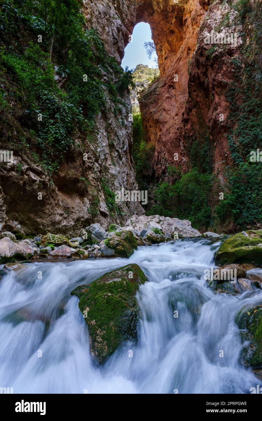 God's Bridge, Akchour, Talassemtane Nature Park, Rif region, morocco ...