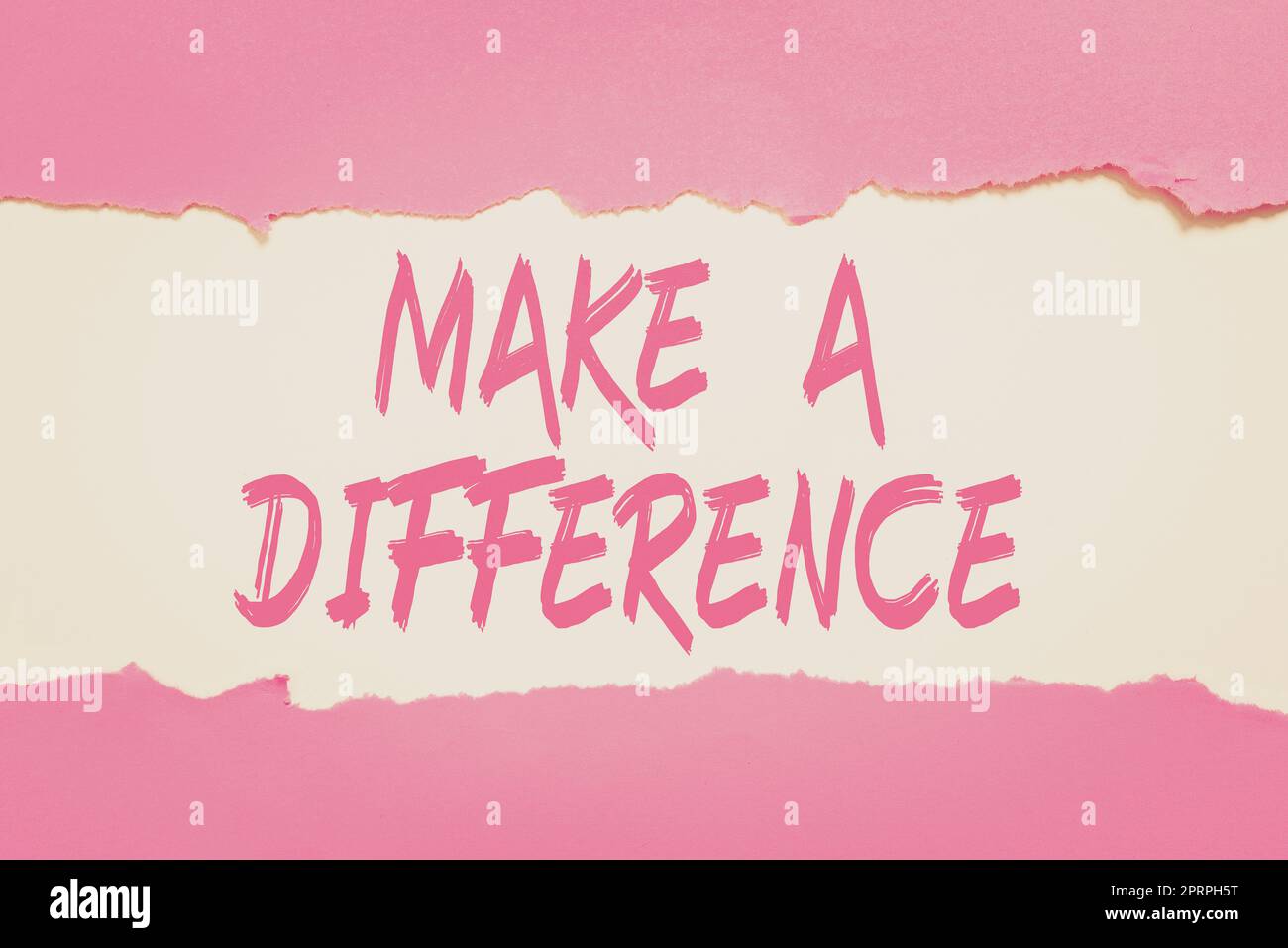 Text showing inspiration Make A Difference, Word Written on Personal ...