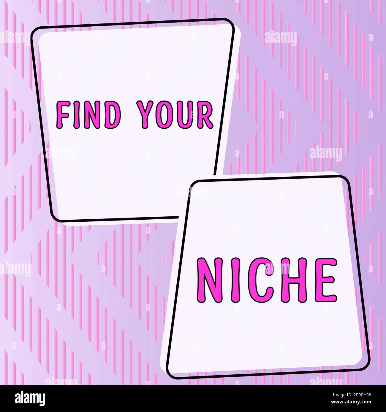 Conceptual display Find Your Niche, Conceptual photo Market study ...