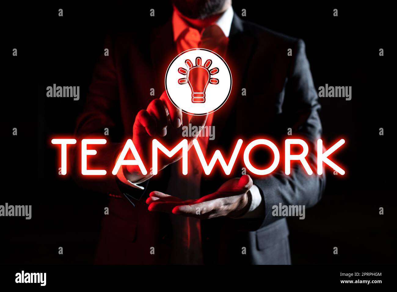 Conceptual caption Teamwork, Word for the group s is collaborative ...