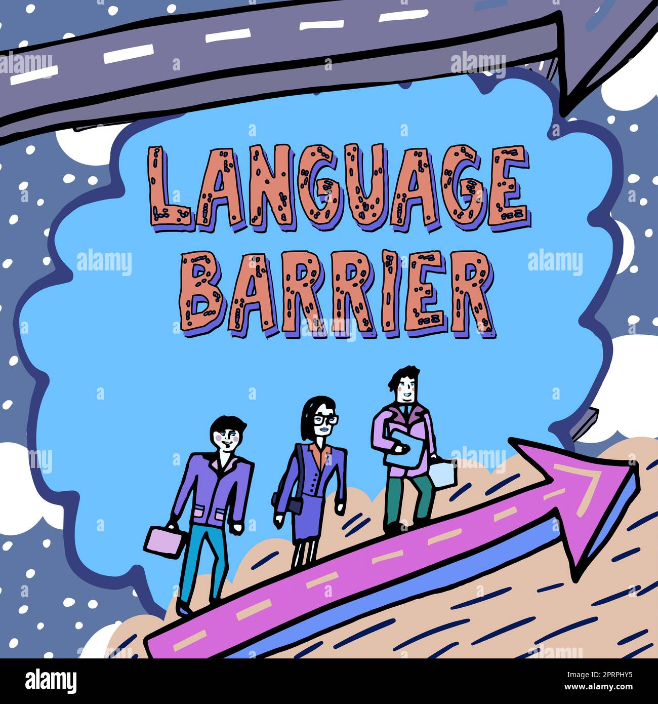 Conceptual display Language Barrier, Business approach ability to ...