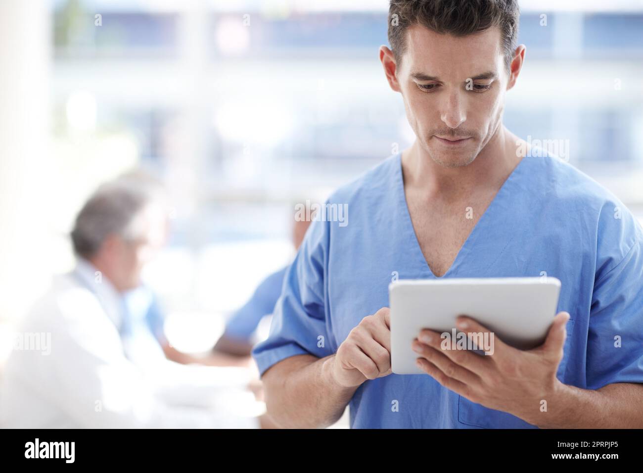 Serious technology for dedicated professional. A medical professional ...