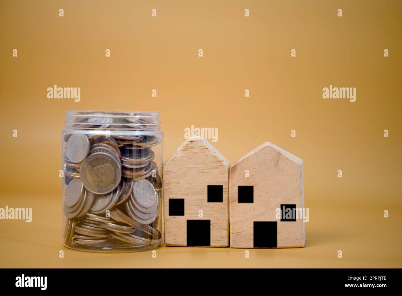 Real estate concept business, home insurance and real estate protection ...