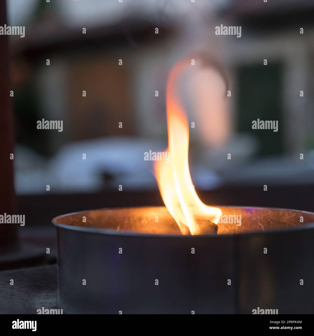 Candle fire flame Stock Photo - Alamy