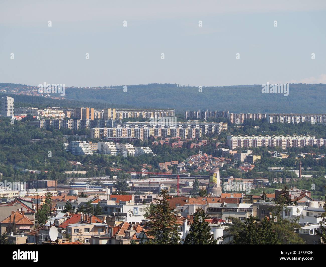Aerial view of Brno Stock Photo - Alamy