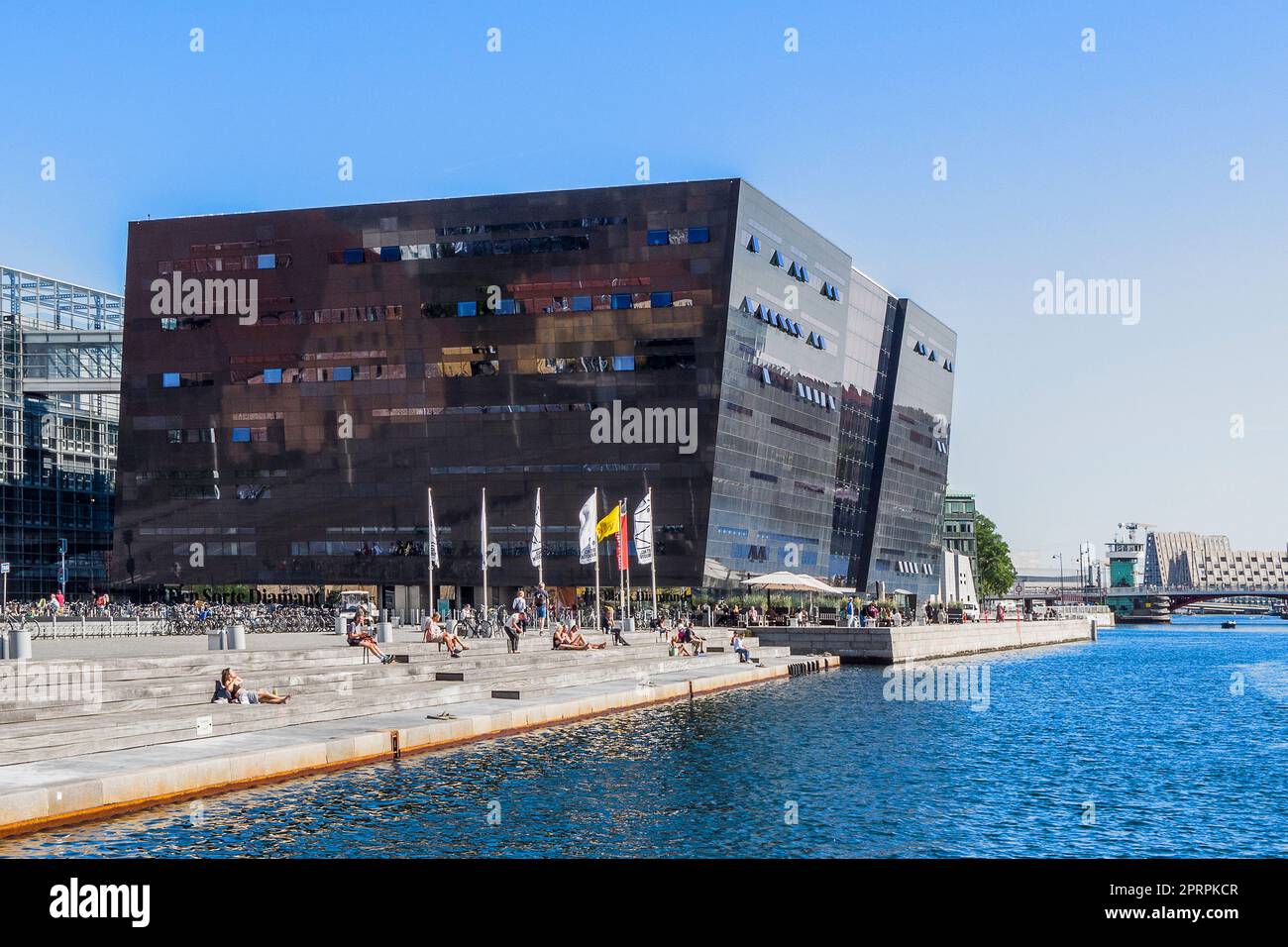 Denmark, Copenhagen - Danish Royal Library Stock Photo - Alamy