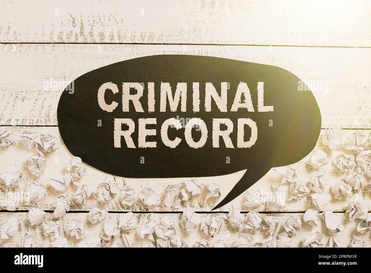 Inspiration showing sign Criminal Recordprofile of a person criminal ...