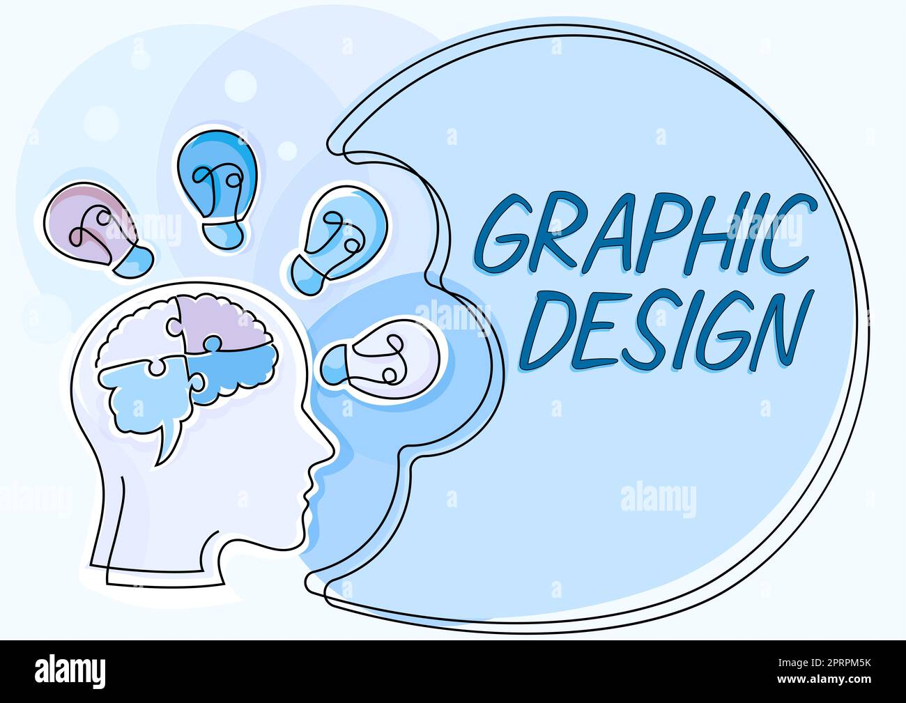 Text caption presenting Graphic Designart or skill of combining text and pictures in ...