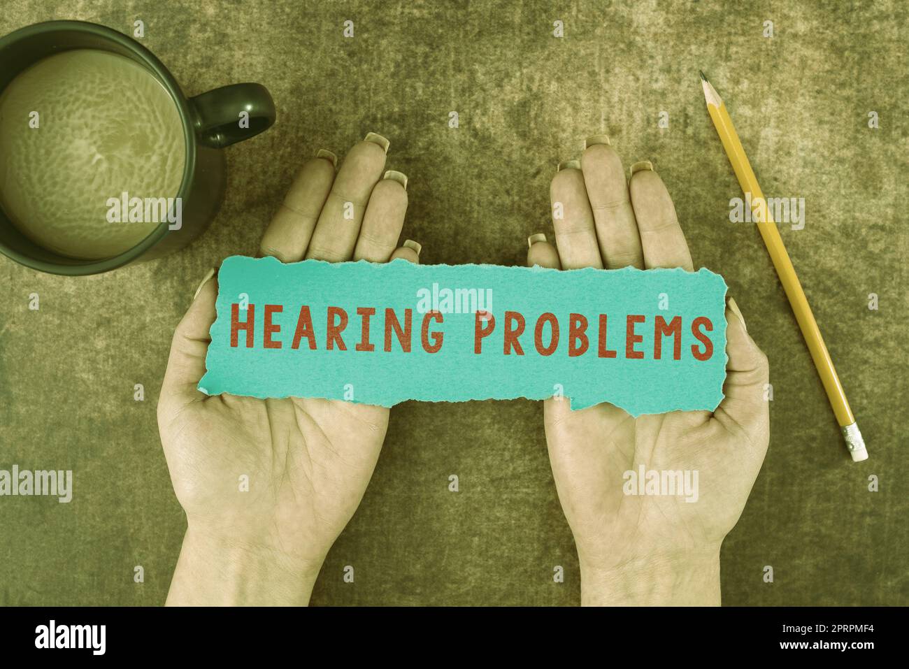 Conceptual caption Hearing Problemsis partial or total inability to ...