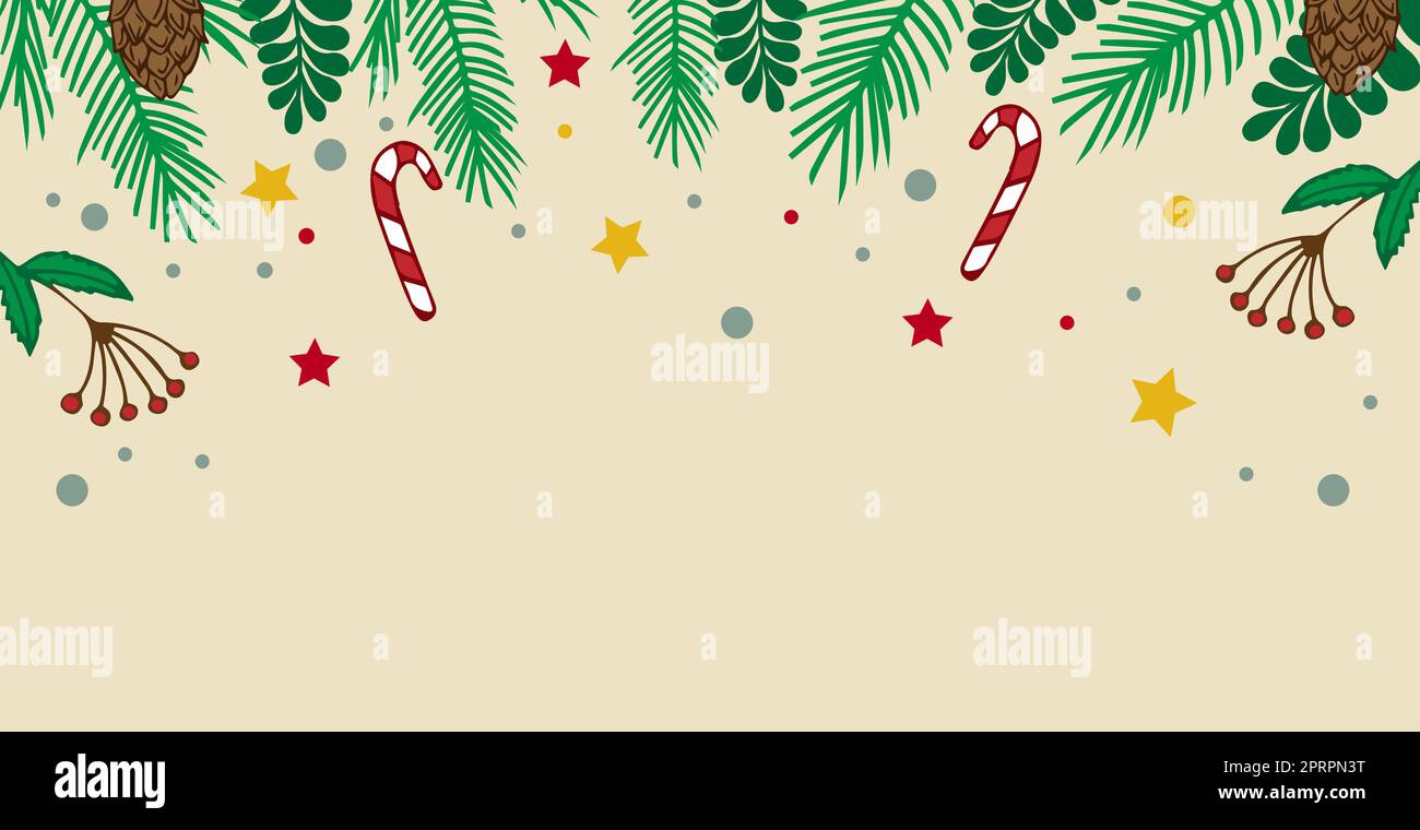 Light Christmas background, festive web template - Vector illustration ...