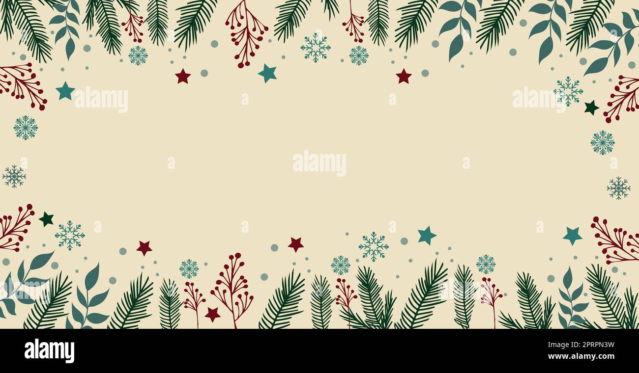 Light Christmas background, festive web template - Vector illustration ...