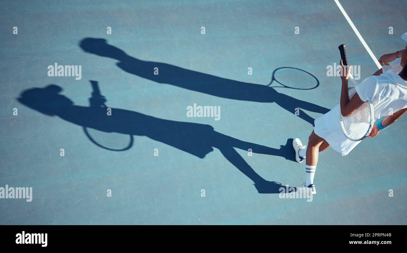 Tennis female from top hi-res stock photography and images - Alamy