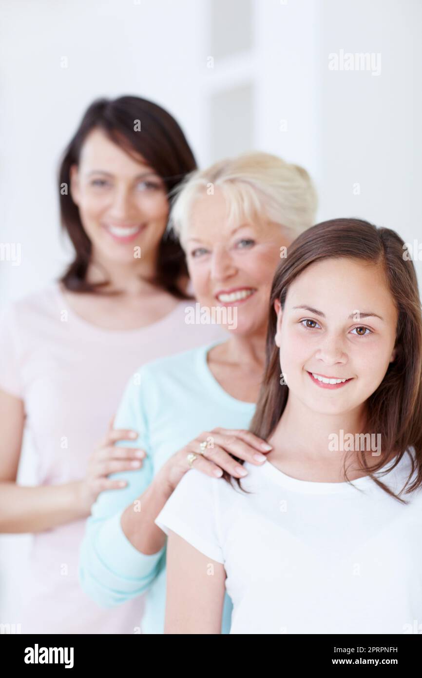 Beautiful family resemblance through the years. Portrait of a ...