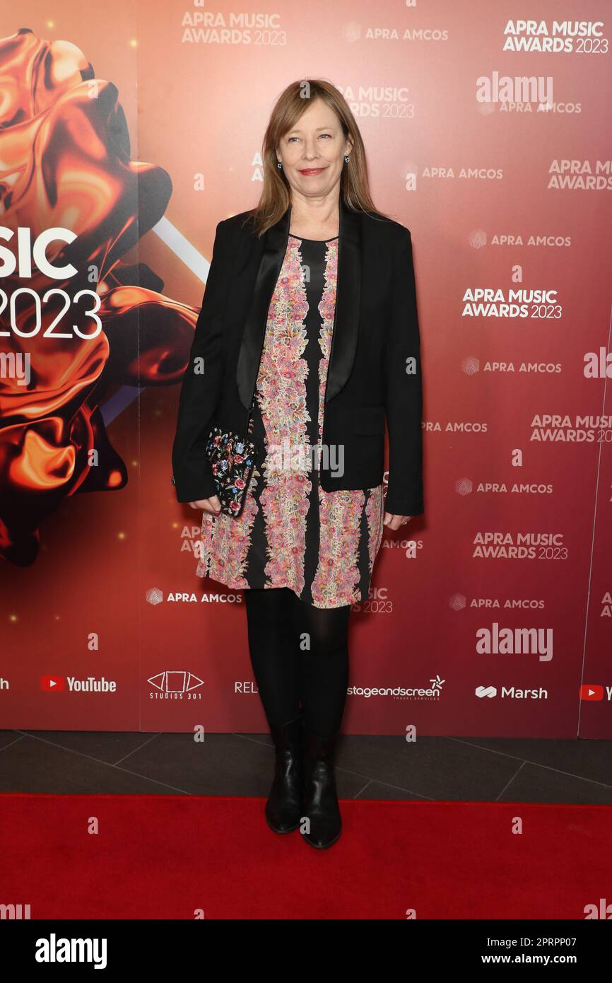 Sydney, Australia. 27th April 2023. Amanda Brown attends the APRA Music ...