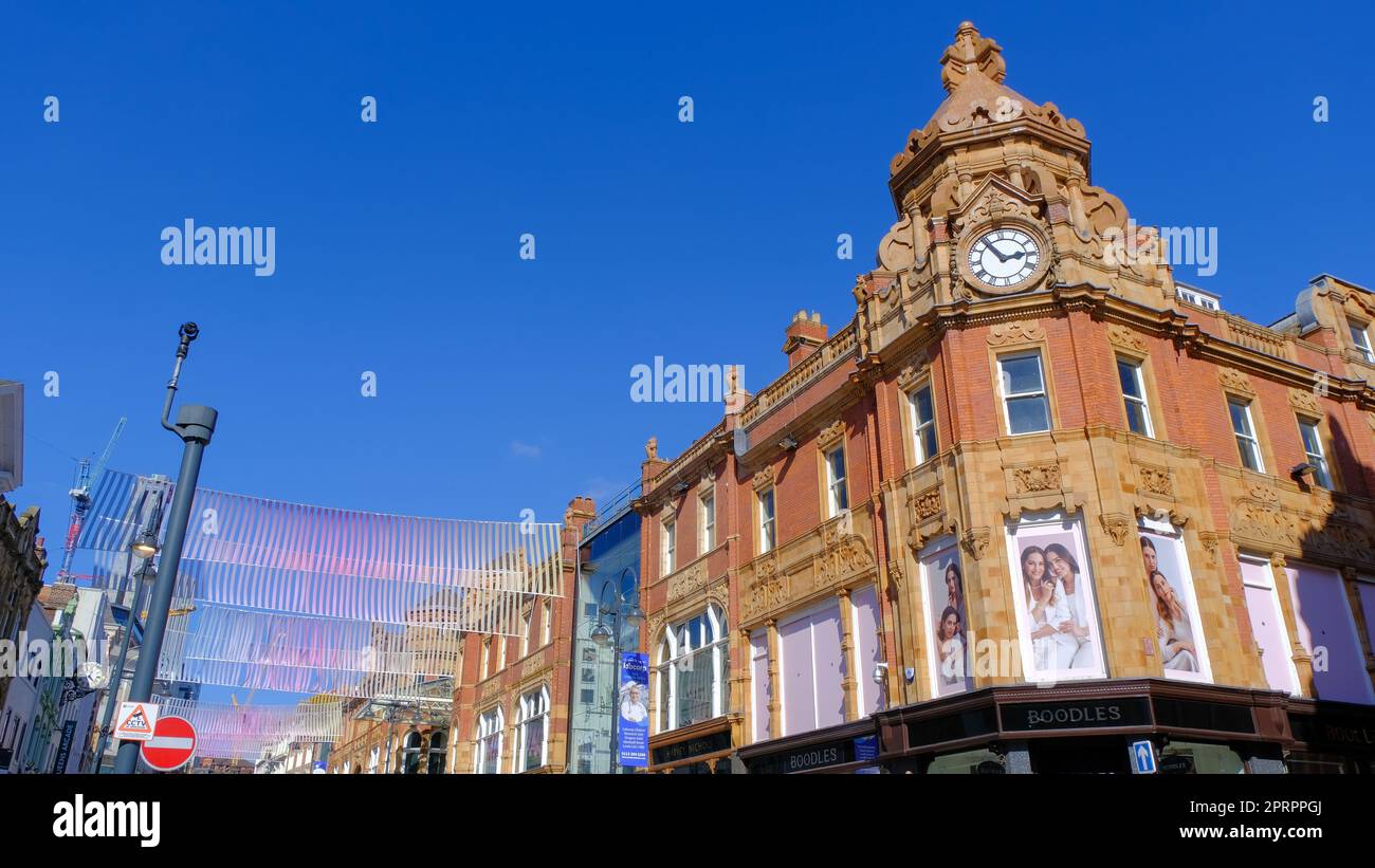 Briggate is a shopping street in the city centre of Leeds, United ...